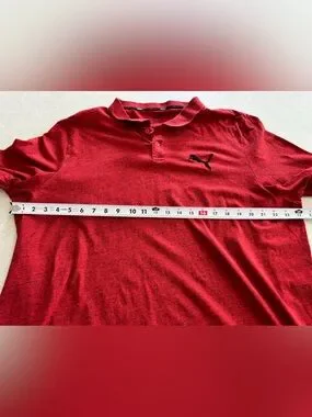 Puma | Shirts | Puma Mens Red Polo Shirt Size Xxl | Poshmark